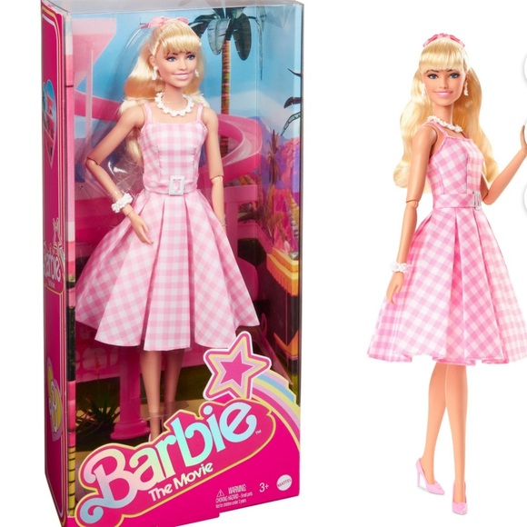 Mattel | Toys | Barbie Doll In Pink Gingham Outfit | Poshmark